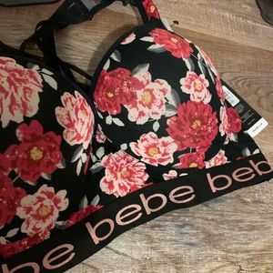 bebe | Intimates & Sleepwear | Nwt Bebe Floral Sport Bra | Poshmark